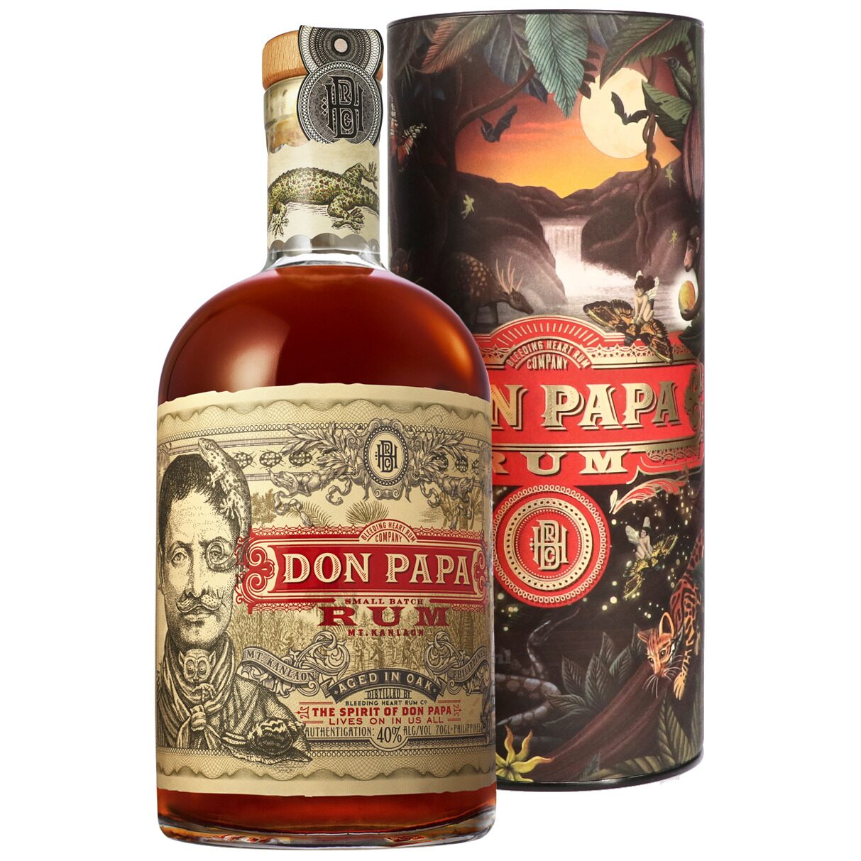 Don Papa Single Island-Rom învechit în butoaie de stejar american - Rifco